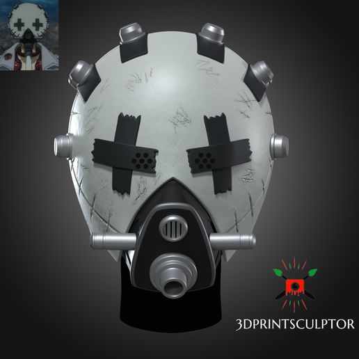 🪖 Gachiakuta Enjin Full Face Mask - For Anime Cosplay Helmet・ STL File ...