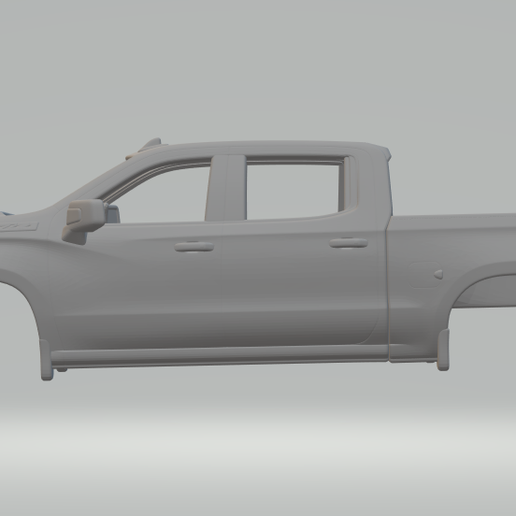 STL file Chevrolet silverado zl71 🚙 ・3D printable design to download・Cults