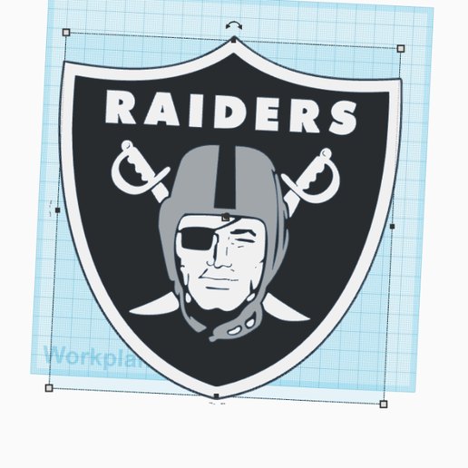 🏈 Raiders Football Team Wall Plaques - 22cm and 29cm (Ender 3 and CR-10 ...
