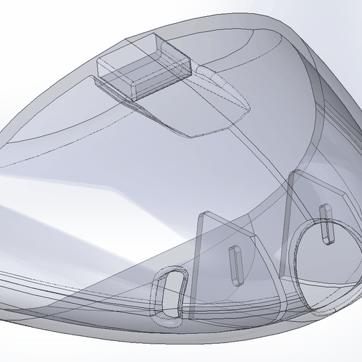 👃 step-file «fpv nose» for Flightory Mini Plank・Free STEP File for 3D ...