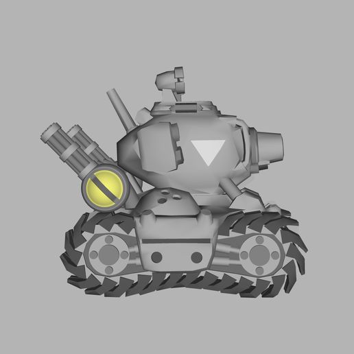 🪖 SV-001 tank - Metal Slug - 3d model to print・Free STL File for 3D ...