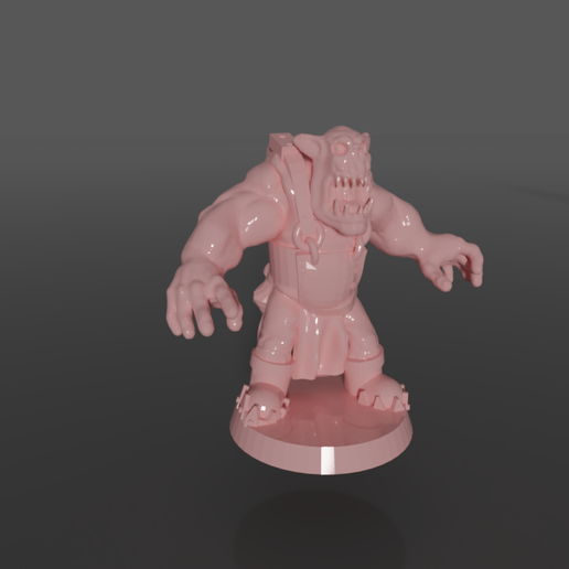 📁 Ork rig with poses and parts in blend file・Free STL File for ・Cults