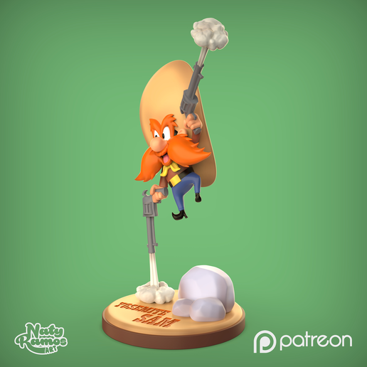 👾 YOSEMITE SAM・ STL File for 3D printing・Cults