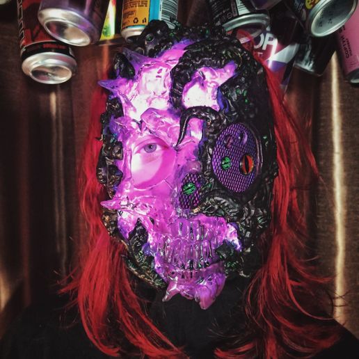 STL file Cosmic Calamity. Void drifter third rework mask, file for ...