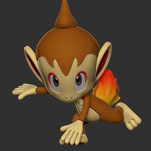 🐉 pokemon chimchar・ STL File for 3D printing・Cults