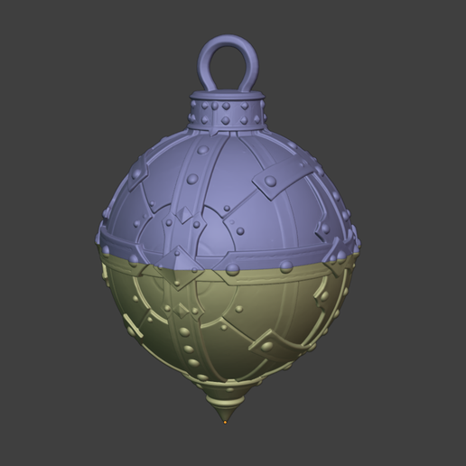 🎉 Medieval Forged Bauble・ STL File for 3D printing・Cults