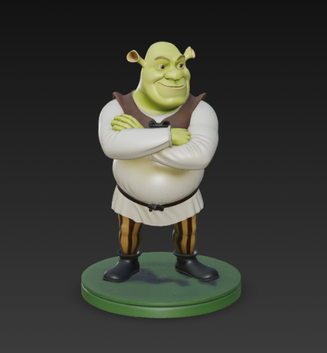 👹 shrek・ STL File for 3D printing・Cults