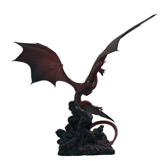 🩸 CARAXES: The Blood Wyrm V2・ STL File for ・Cults