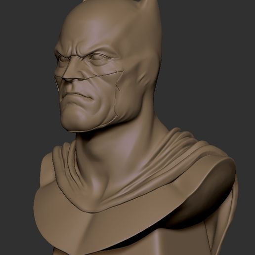 OBJ file Old Batman bust 👴 ・Model to download and 3D print・Cults
