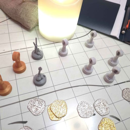 🎲 TTRPG Battle Grid Pieces 11-20・ 3D File for 3D printing・Cults