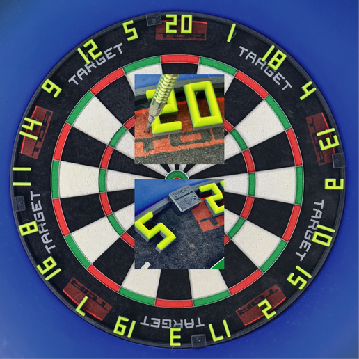 Archivo STL gratis DARTS DARTBOARD pluggable NUMBER RING with durable number design 💍 ・Modelo ...