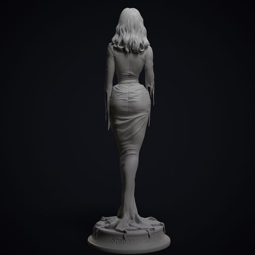 👩 Vampira Maila Nurmi from The Vampira Show 3D print model・ OBJ File ...