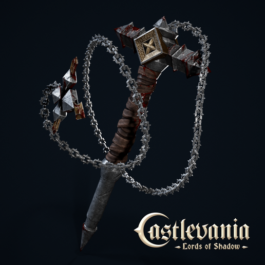 🧛 Vampire Killer (Combat Cross).・ 3D File for 3D printing・Cults