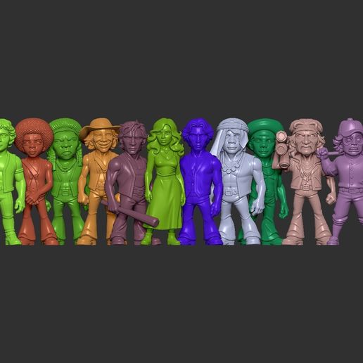 ⚔️ The Warriors Cast Figures・ STL File for 3D printing・Cults