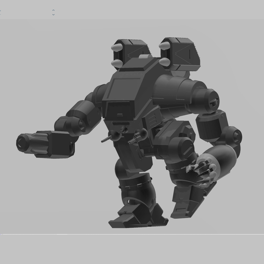 🔨 American Mecha Hammer Battlearmor Tabletop poses・ 3D File for 3D ...