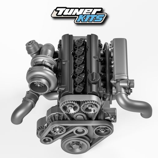 🚗 2JZ-gte engine kit・ STL File for 3D printing・Cults
