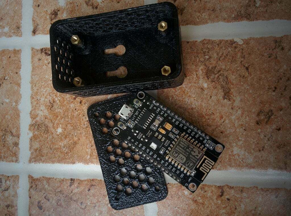 Download free STL file ESP8266 Module Accessory • 3D printing template ...