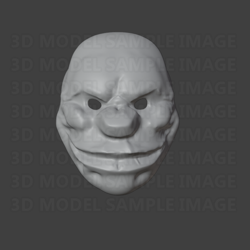 STL file Payday The Heist Chains Mask ⛓️ ・3D print design to download・Cults