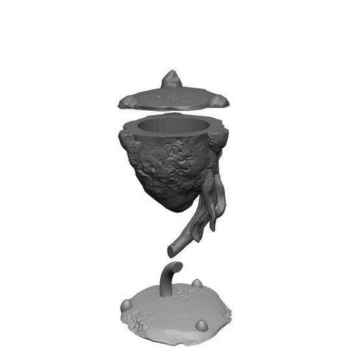 🏝️ Tensegrity Floating Island・Free STL File for ・Cults
