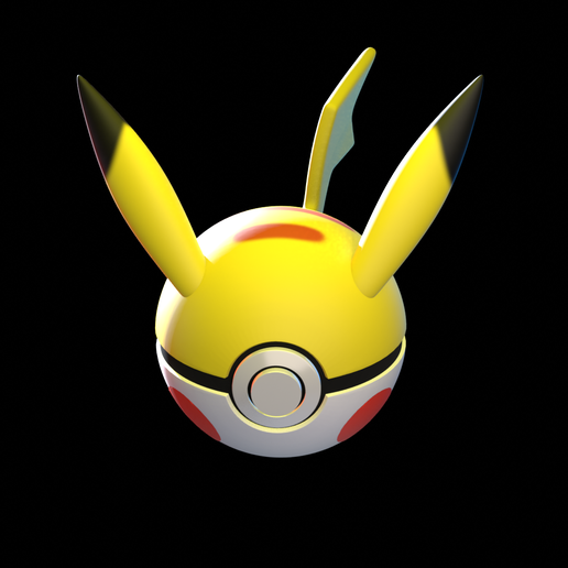 🐉 Pikachu Ball・Free STL File for 3D printing・Cults