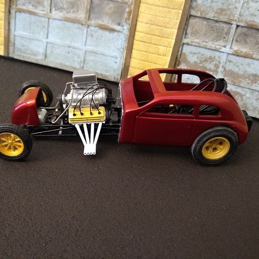 🚗 Crosley Sedan Drag / Gasser - Car body - Part 2・3D Print・Cults