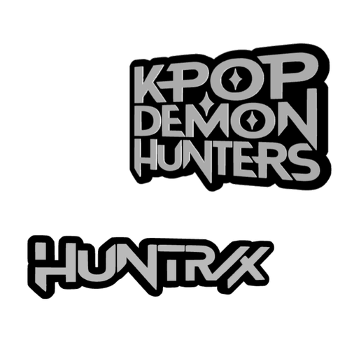 🎵 3D MULTICOLOR LOGO/SIGN - K-POP Demon hunters & Huntrix・ STL File for ...