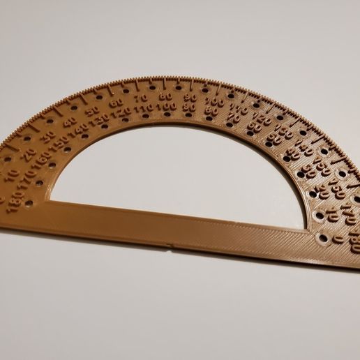 📐 Protractor・Free 3D File for ・Cults