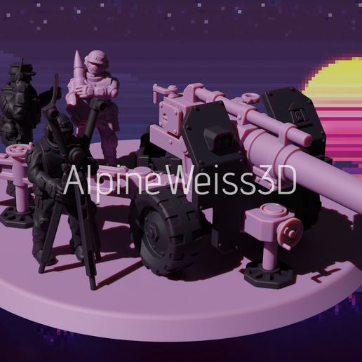 🔥 Light Imperial Fire Support Update [PRESUPPORTED]・Free 3D File for 3D ...