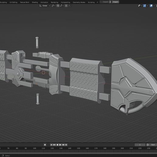 🎮 Arcane Ekko Fireflight Mask Hoverboard and Mace for Cosplay・ 3D File ...