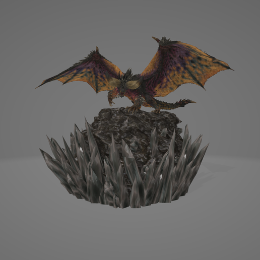 👹 MONSTER HUNTER NERGIGANTE FIGURE・ STL File for 3D printing・Cults