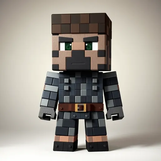 STL file minecraft BRAVE STEVE 🚗 ・3D print design to download・Cults