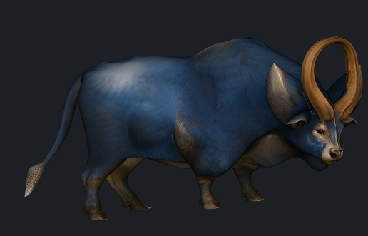 👹 Hornspire STL – Fantasy Buffalo Creature 3D Model for Printing (zelda ...