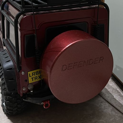 🛞 Spare Wheel Cover for Trx-4 Original Tyre・Free STL File for 3D ...