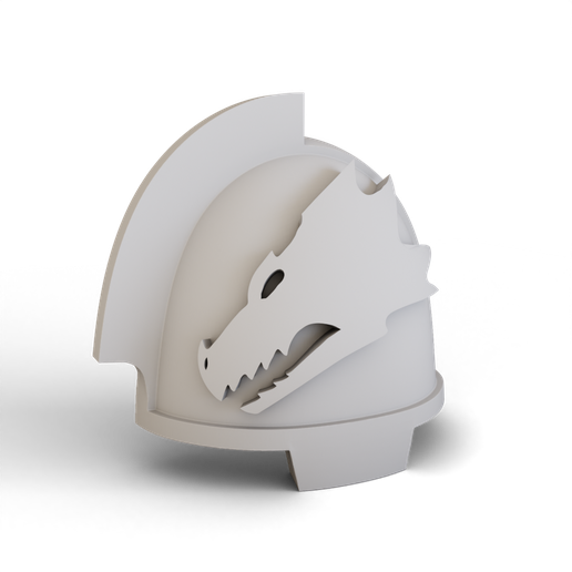 STL file Shoulder Pads for Gravis Armour (Salamanders) 🦎 ・3D printable ...