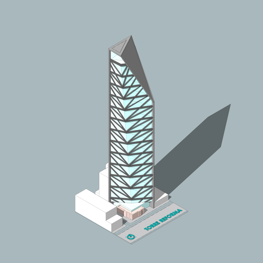 🏗️ TORRE REFORMA CDMX (REFORMA TOWER)・Archivo STL para ・Cults