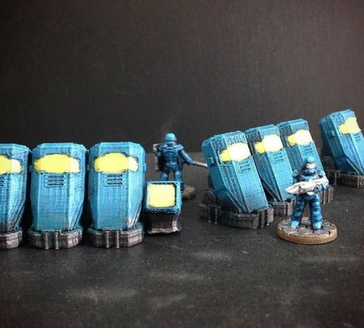 🚀 Cryo-Pods (15mm scale)・Free STL File for ・Cults