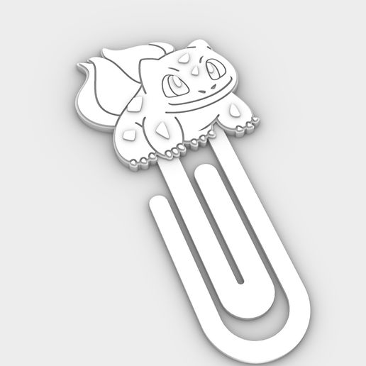 📎 Paperclip BULBASAUR POKEMON - bookmark - 3MF pre-painted , STL・ STL ...