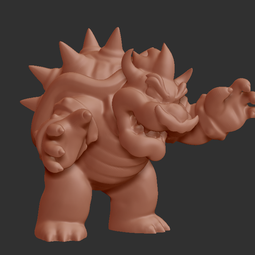 🐢 Bowser from Mario – Stylized 3D Fan Art Model for 3D Printing・Free ...