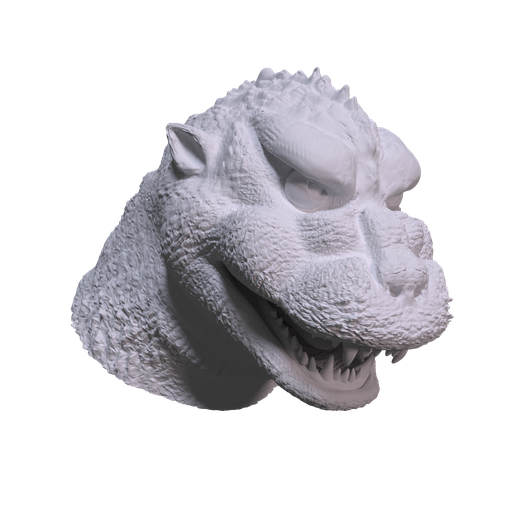 3D file Head godzilla 1954 🇯🇵 ・3D printable design to download・Cults