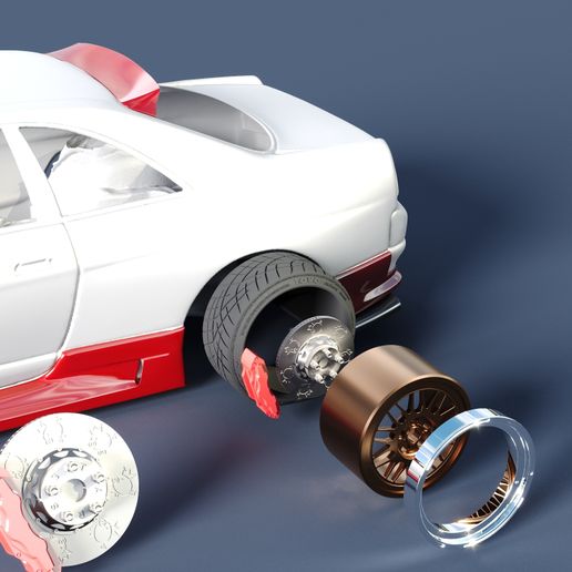 🇯🇵 NISSAN SKYLINE GTR R33 TBK body kit・ 3D File for 3D printing・Cults