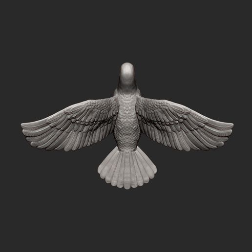 🕊️ dove is flying 3D printed model・ STL File for 3D printing・Cults