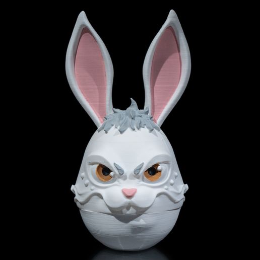 3D file Bad Bunny Trio Egg Cases 🥚 ・3D printable design to download・Cults