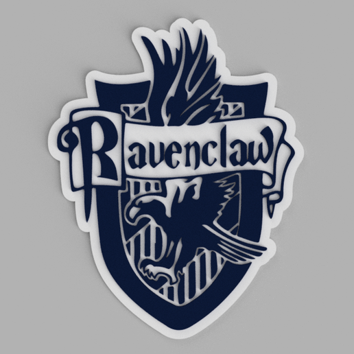 Free STL file Harry potter ravenclaw logo Picture Wall 🖼️ ・3D print ...