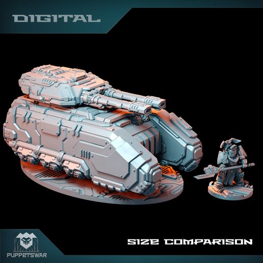 🪖 Retriever Grav Tank・ 3D File for 3D printing・Cults