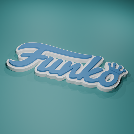 🎨 Logo Funko Pop! 2 Colors in 3D - Decoration・Free STL File for 3D ...