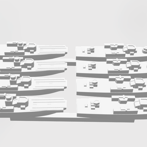 Archivo STL 2x4pk Fairmile H class LCI-LCLs WW2 1:1800 ⛵ ・Diseño de ...