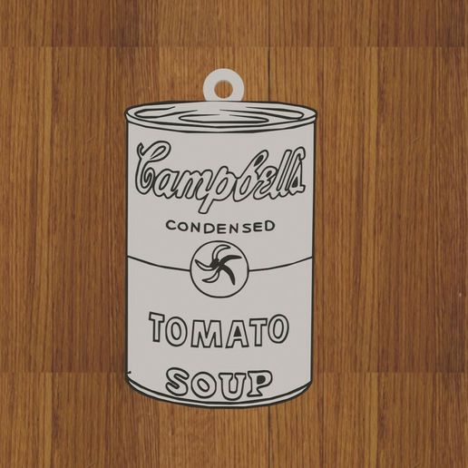 STL file KEYCHAIN SOUP 🗝️ ・3D print object to download・Cults