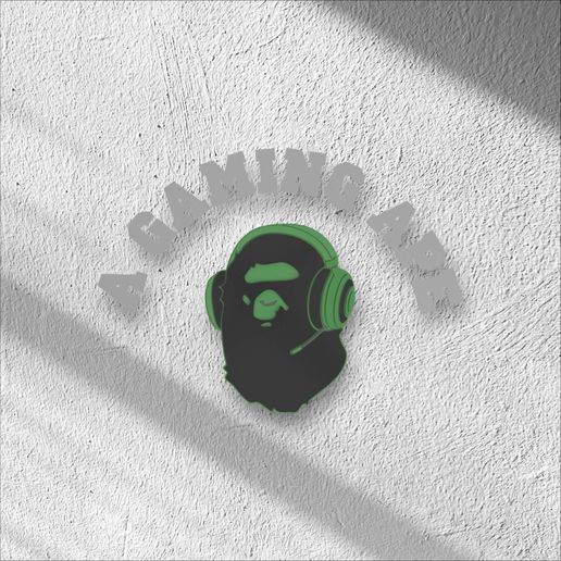 🪒 Bape x Razer 3D Print Logo・ OBJ File for 3D printing・Cults