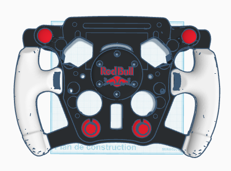 🐂 volante red bull F1 para logitech g29・Archivo GCODE para Impresión 3D ...