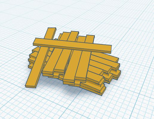 🪵 A Pile of Scrap Pallet Wood・Free STL File for 3D printing・Cults